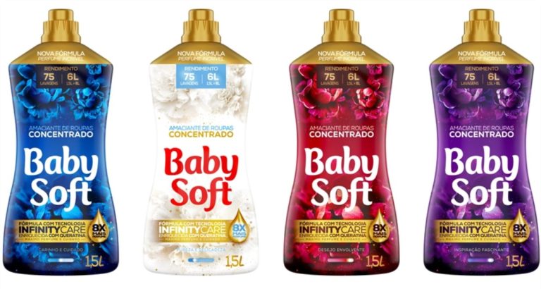Gtex amplia marca - Portfólio da Baby Soft ganha novos amaciantes - Abisa